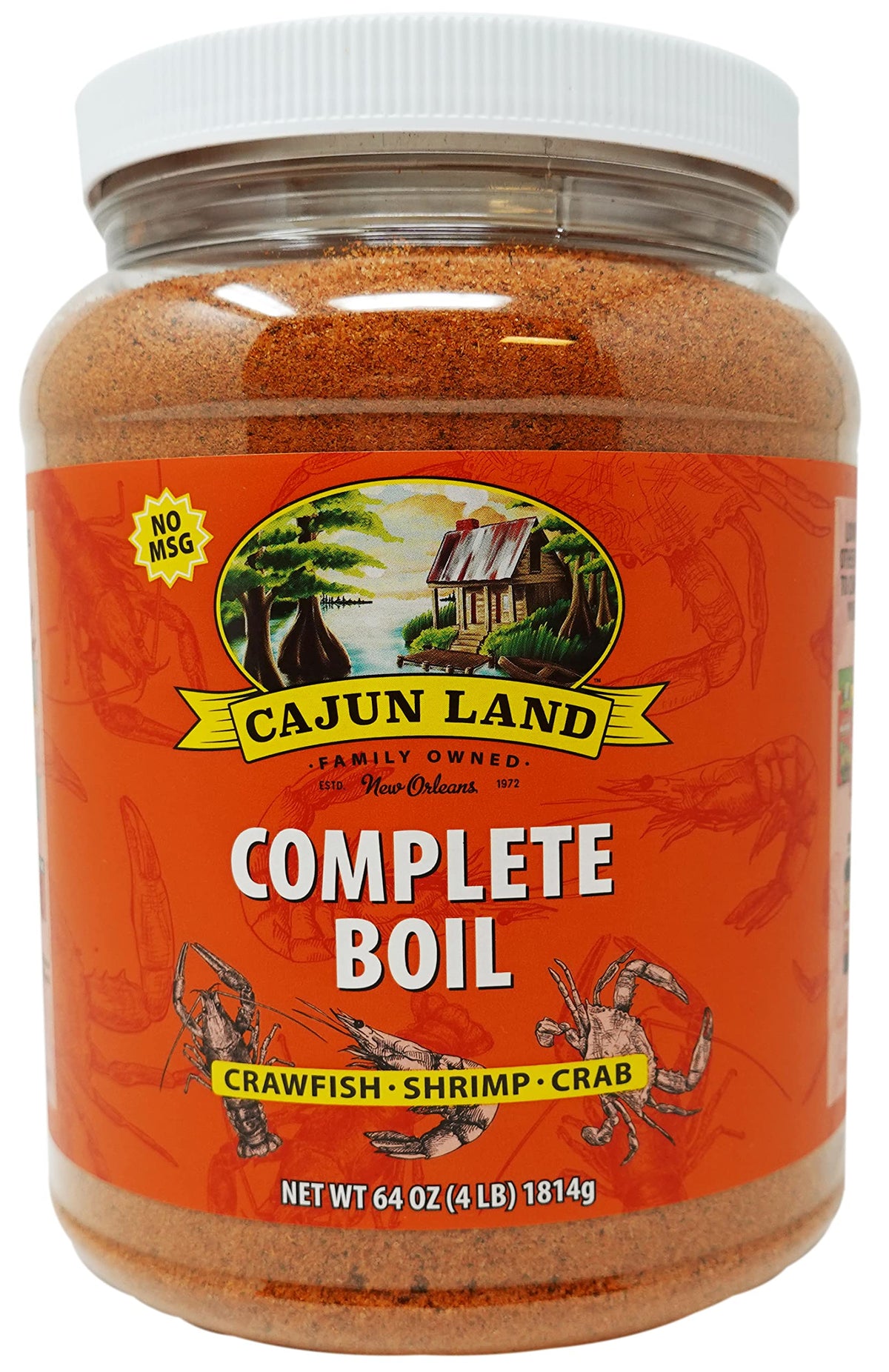 Cajun Land Crawfish Shrimp Crab Complete Boil 4LB — Vitamin Superstore™