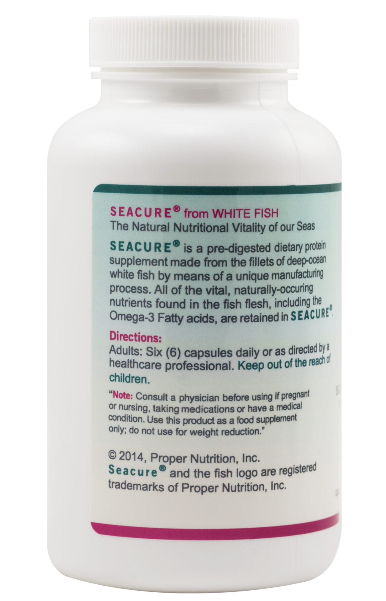 Proper Nutrition Seacure 180 Capsules — Vitamin Superstore™